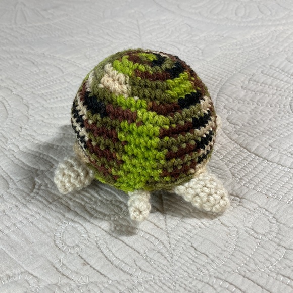 Hand Crafted | Toys | Hand Crafted Crochet Turtle Stuffed Animal Toy 7 ...